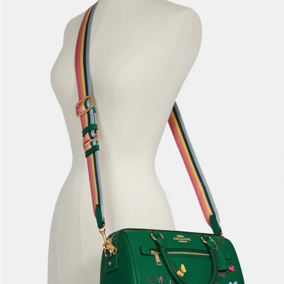 Coach | Bags | New Coach Rowan Diary Embroidery Leather Satchel Bag In ...